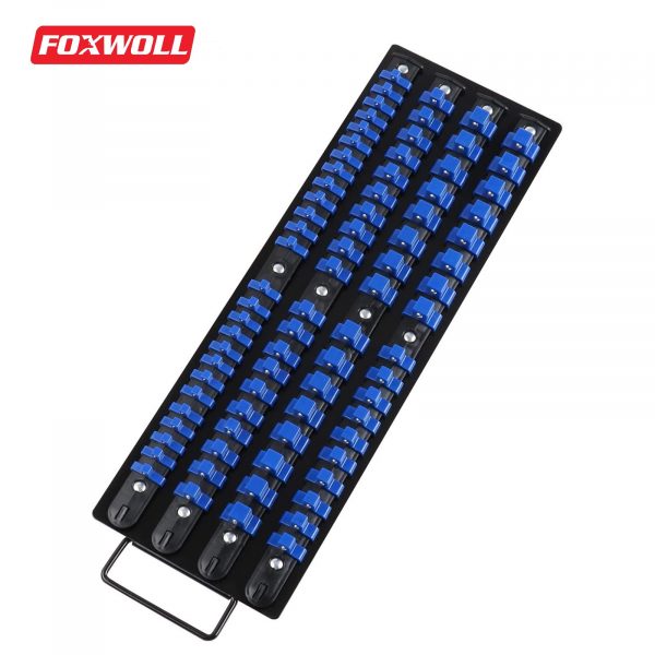 Socket Organizer 1/4-Inch 3/8-Inch 1/2-Inch Socket Holders - FOXWOLL
