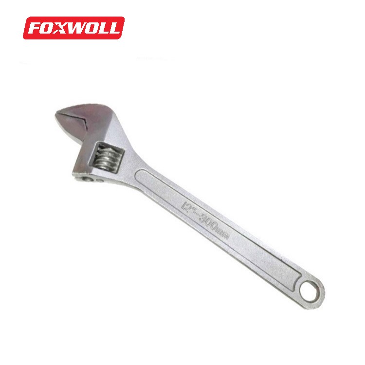 Adjustable wrench 12-inch Length for Industrial or DIY Use - FOXWOLL