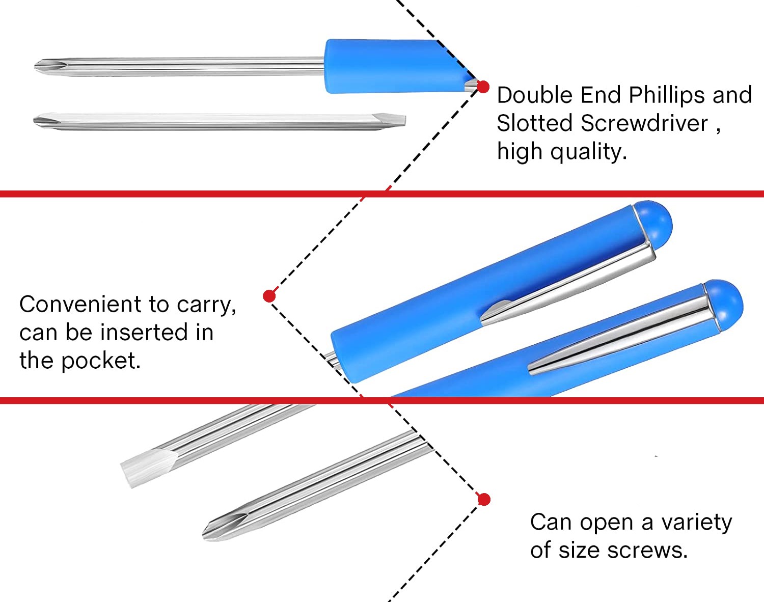 Pocket Screwdriver Set 16 Pieces Custom Screwdriver - FOXWOLL