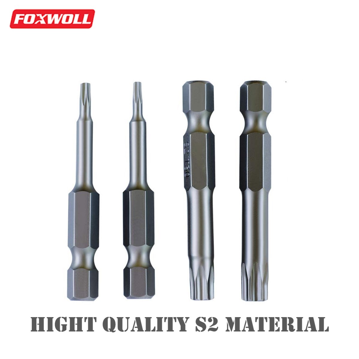 Screwdriver Bits Set T7 - T40 Security Torx S2 Steel - FOXWOLL