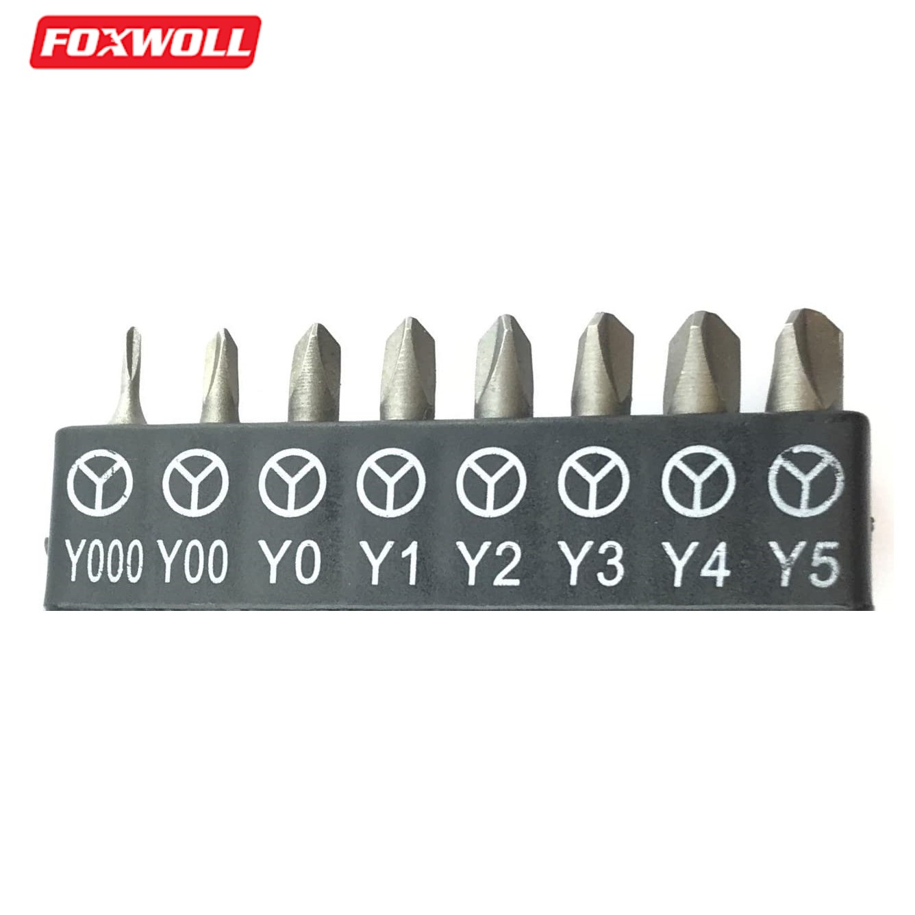Screwdriver Bits Set 8pcs Material S2 Tri-Wing Sizes - FOXWOLL