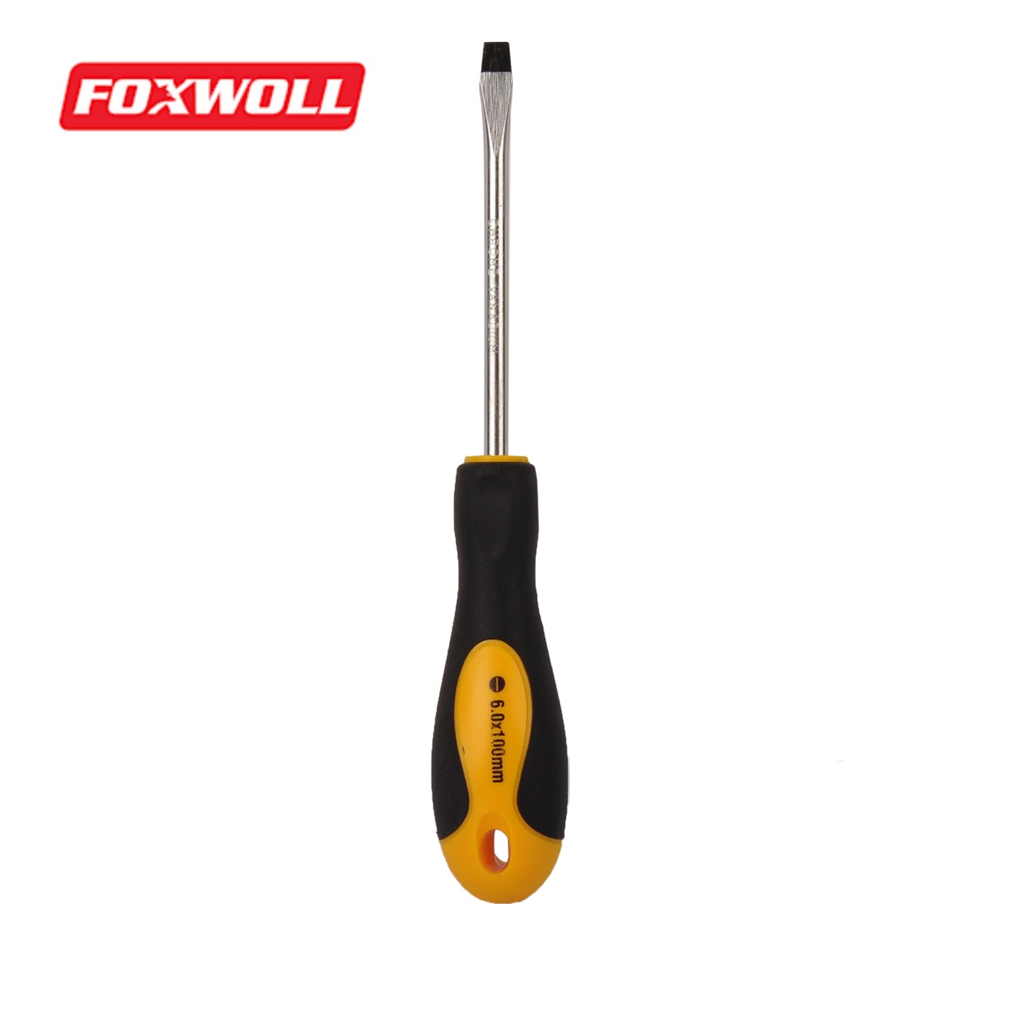 Flat Head Screwdriver slotted screwdriver 6.0x100mm - FOXWOLL