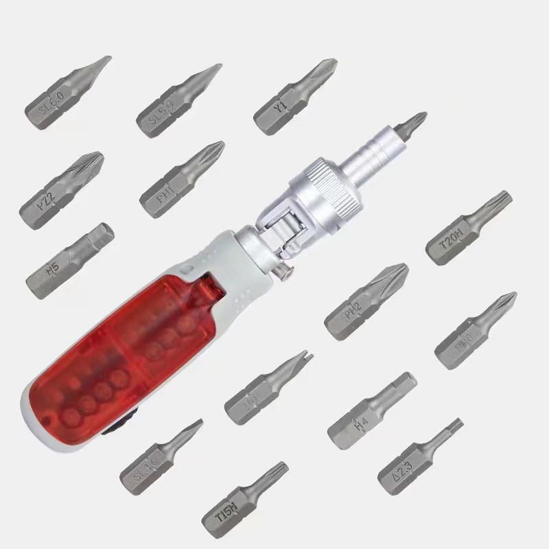 Ratchet Screwdriver Set 14 in 1 Multi Bits Tool Set - FOXWOLL