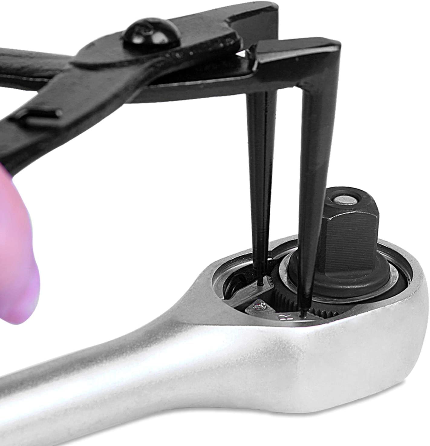 Long Nose Snap Ring Pliers Heavy Duty - FOXWOLL