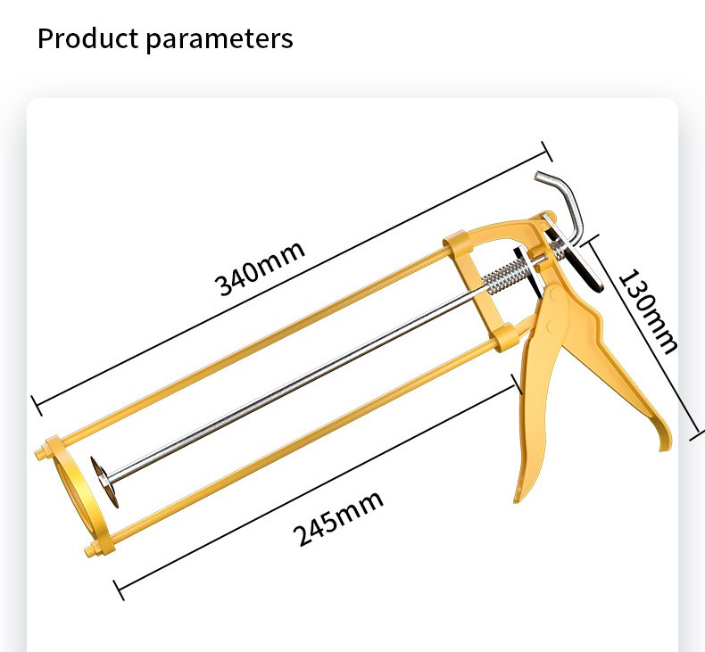 Professional Caulking Gun Mastic Gun - FOXWOLL