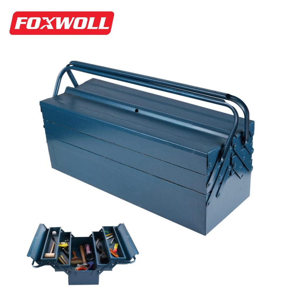 Metal Tool Chest Metal Cantilever Tool Box - FOXWOLL