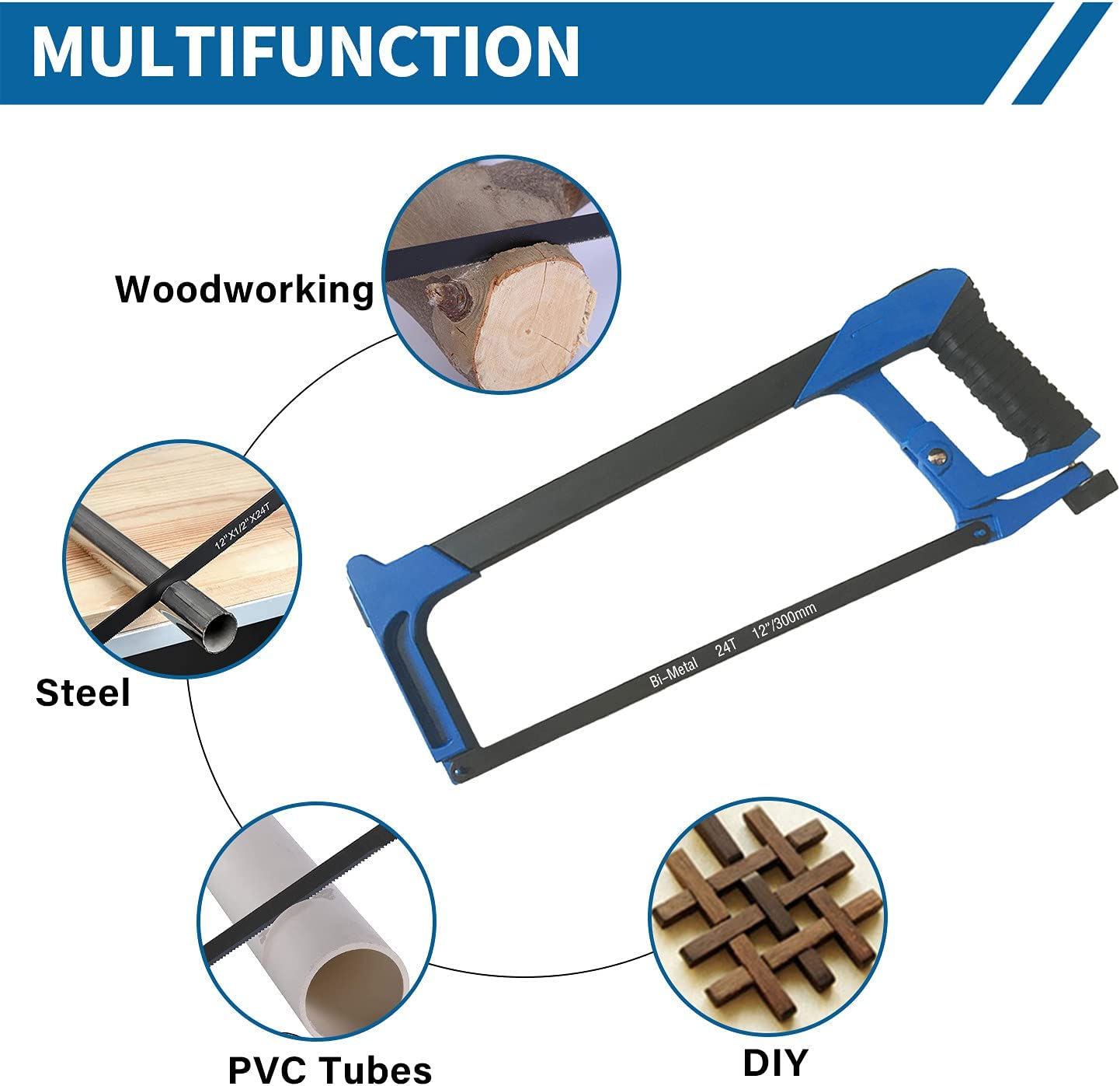 Mini Hand Hacksaw Frame for Cutting Chromed - FOXWOLL
