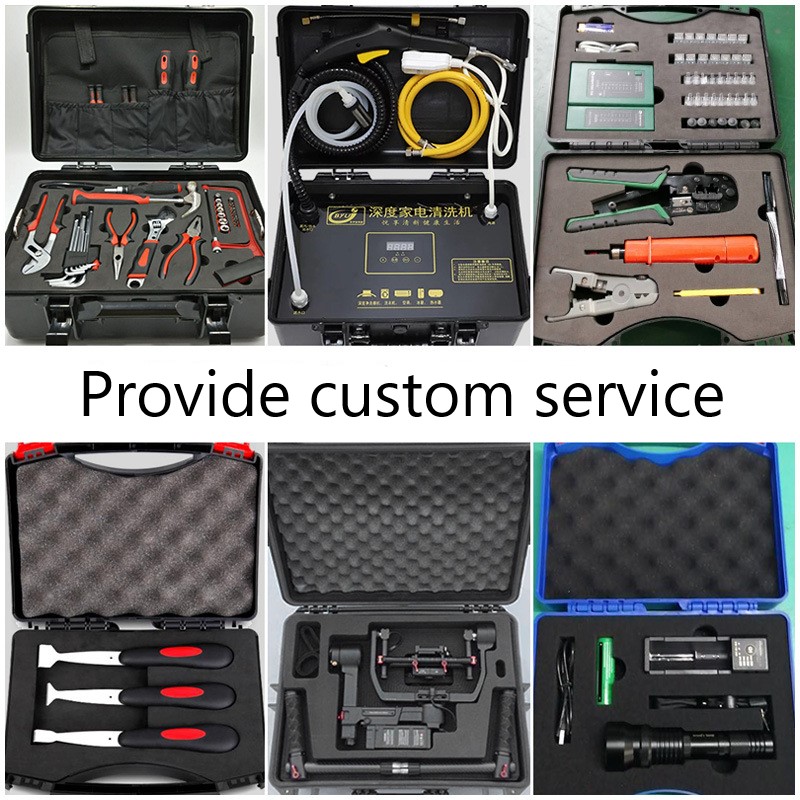 plastic tool box portable plastic tool case - FOXWOLL