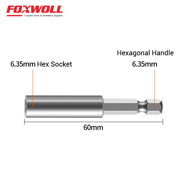 60mm Hex Shankinner Hexagon Head Screwdriver Bits - FOXWOLL