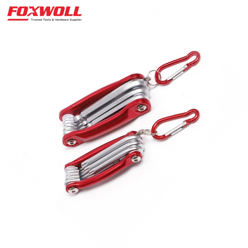 9-Piece Ball Head Multi-functional Folding Hex Set - FOXWOLL