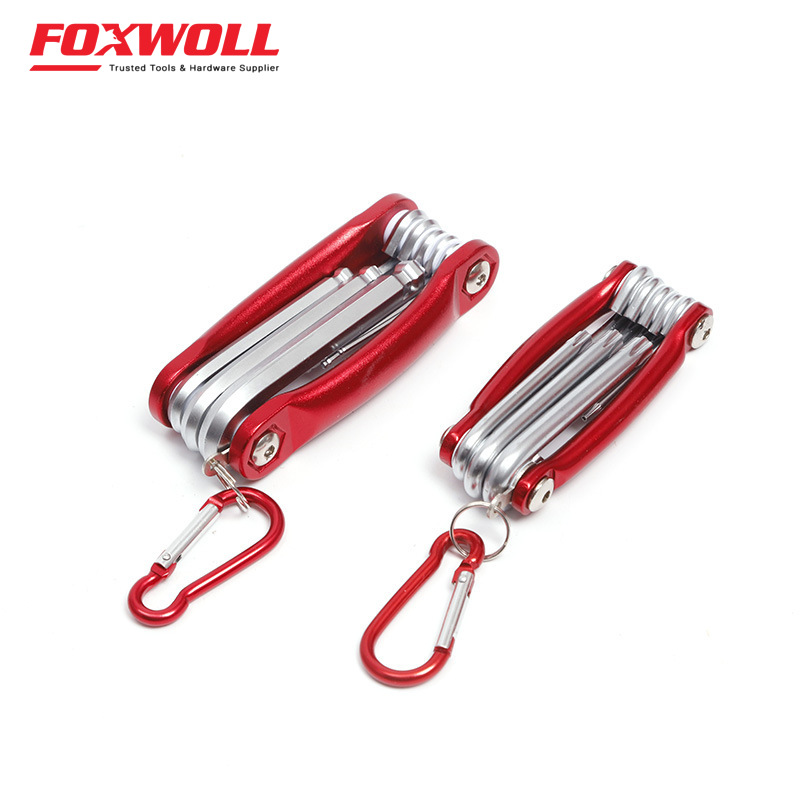 9-Piece Ball Head Multi-functional Folding Hex Set - FOXWOLL