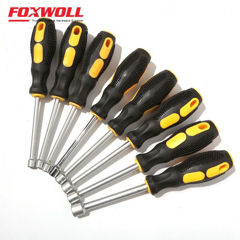 Plastic Handle Strong Magnetic Nut Driver Set 7mm - FOXWOLL