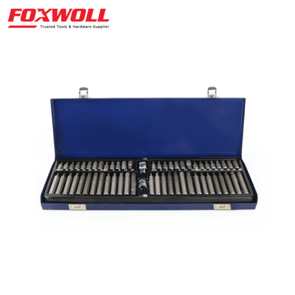Multi-purpose Sizes 58PCS Spline HexTorx Screwdriver Bit Set - FOXWOLL