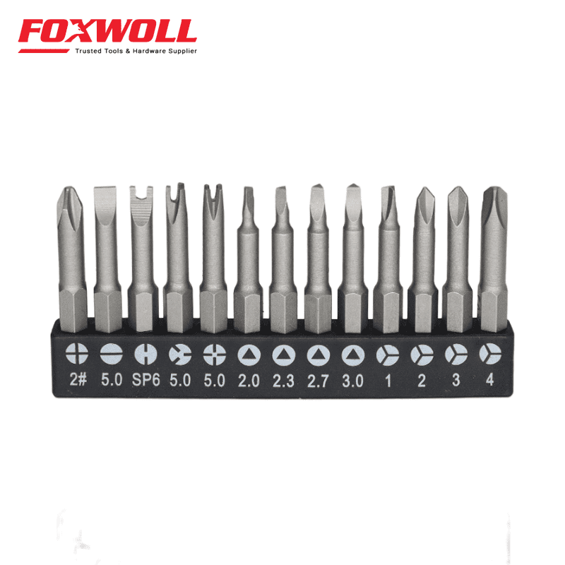13PCS Magnetic Screwdriver Bit Set Special Shaped - FOXWOLL