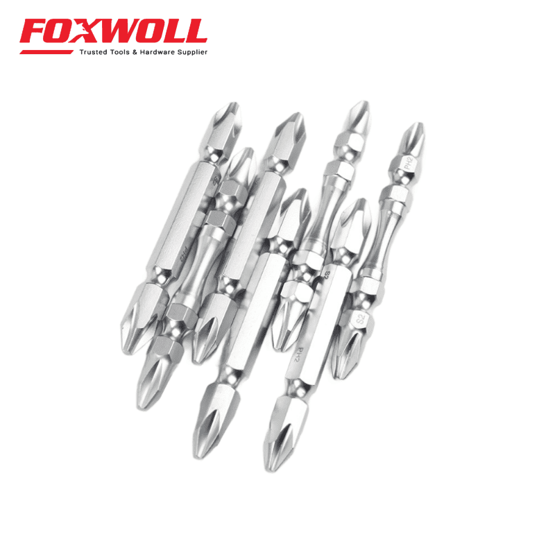 11PCS Double End Phillips Slotted S2 Screwdriver Bits Set - FOXWOLL