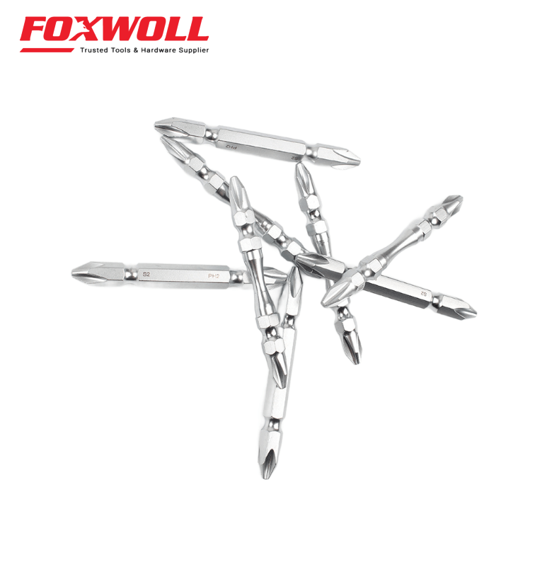 11PCS Double End Phillips Slotted S2 Screwdriver Bits Set - FOXWOLL