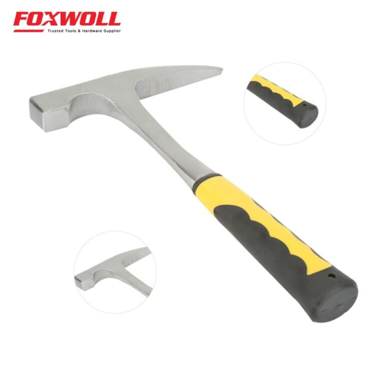 Flat Head Hammer with Pointed Tip Chipping Hammer - FOXWOLL