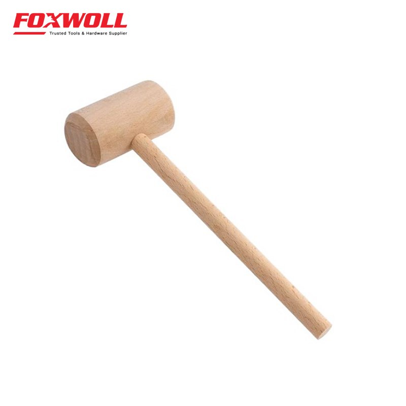200mm DIY Leather Craft Small Wooden Hammer - FOXWOLL