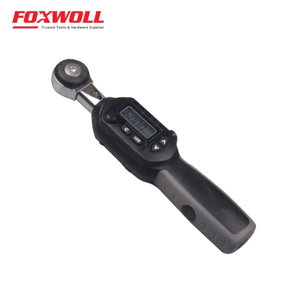 Interchangeable Head 1/4 Inch Digital Torque Wrench - FOXWOLL