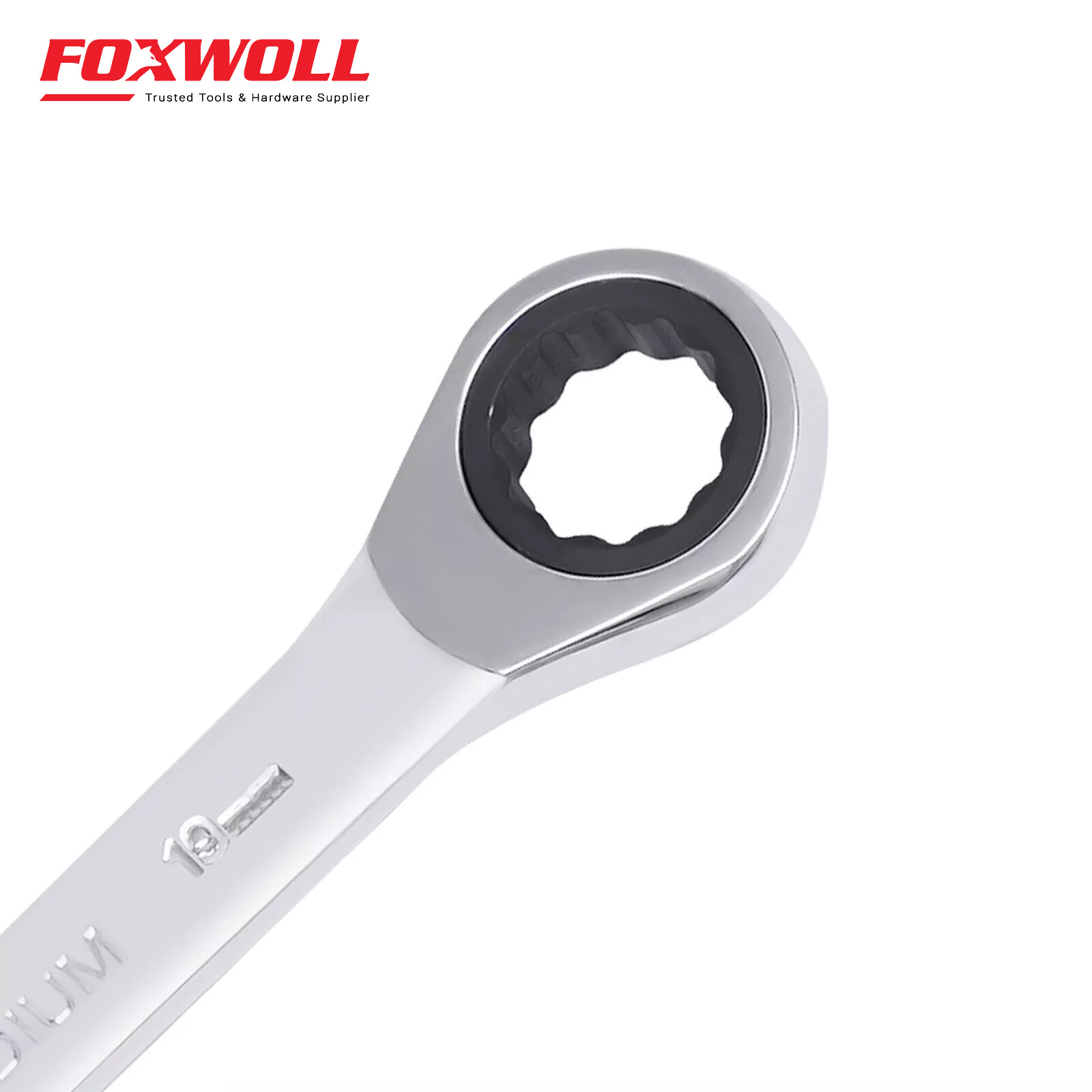 72-Tooth Double Box End Ratcheting Wrenches Extra Long - FOXWOLL