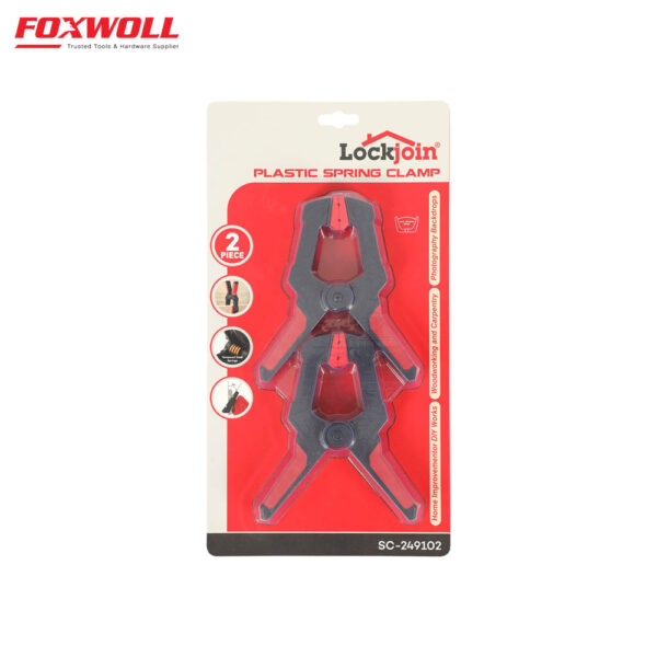 2-Piece Plastic Spring Clamps - FOXWOLL