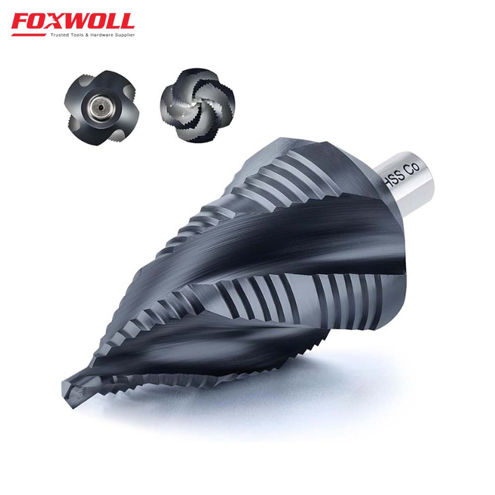 High Speed Steel M35 Multi-slot Step Drill Bit Drilling Tool - FOXWOLL